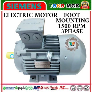 Jual SIEMENS 1LE0102-1CB02-2AA4 5.5KW/7.5HP/4POLE/3PHASE/B3 MOTOR SIEMENS ELECTRIC | Shopee ...