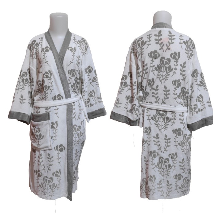 Jual Mandi-Kimono- Kimono Handuk Mandi Dewasa Melati - Putih -Kimono ...