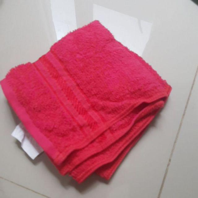 Handuk Merah Putih Polos 30x70 cm | Shopee Indonesia