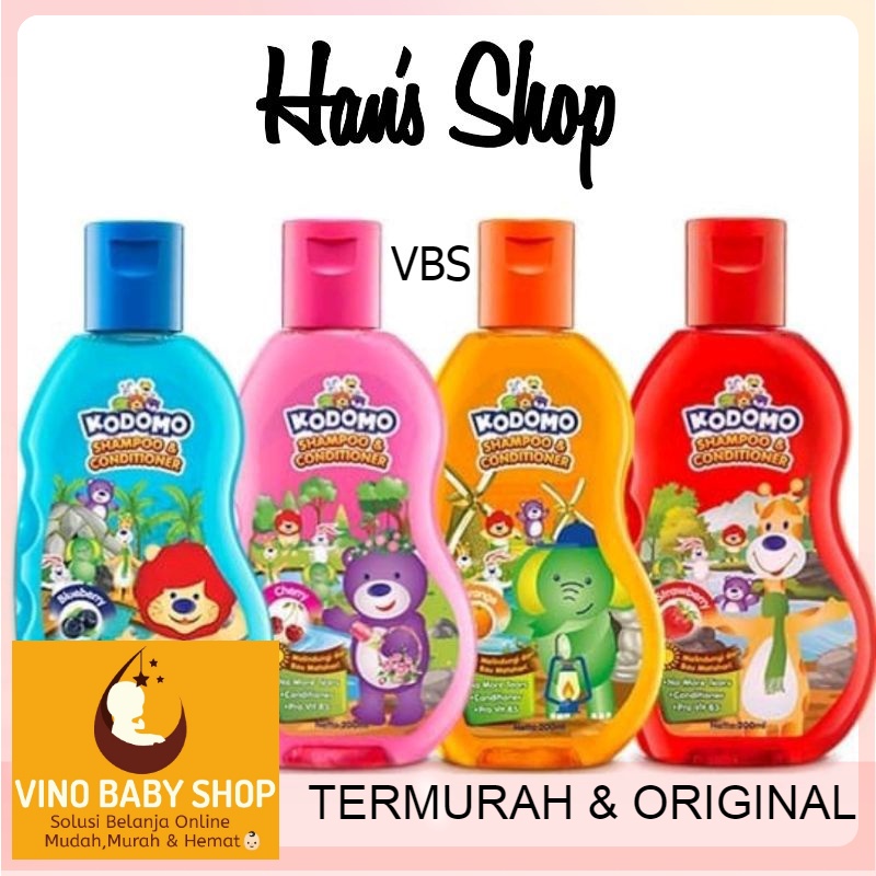 Jual KODOMO Shampoo & Conditioner Anak 100ml / Shampo Kodomo Anak 100ml #Vinobabyshop | Shopee ...