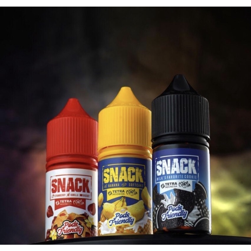 Jual LIQUID SALTNIC TETRA SNACK 12MG 30ML V1 V2 V3 CUKAI | Shopee Indonesia