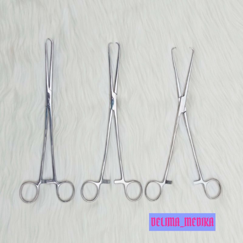 Jual TENAKULUM 25cm / Uterine Tenaculum /Klem Kochel Tang / Klem ...