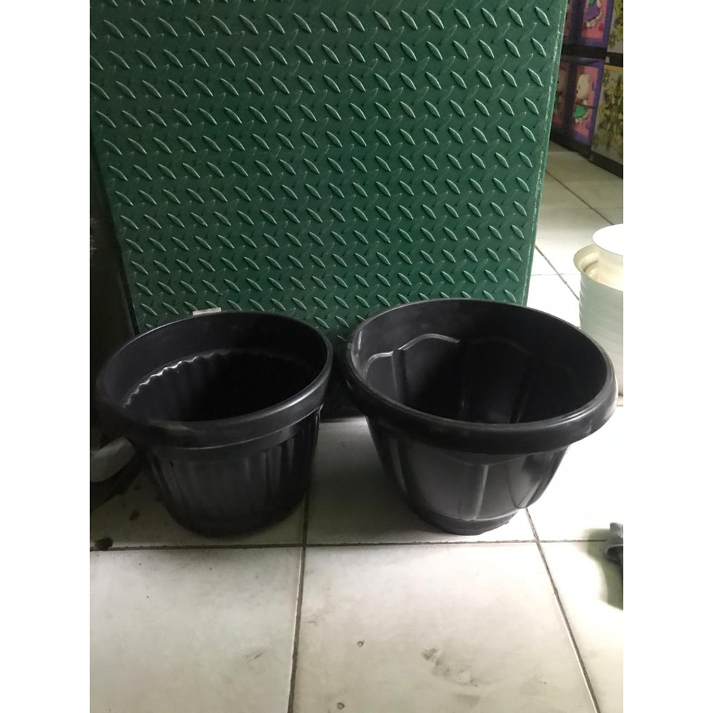 Jual Pot plastik hitam - Tempat tumbuhan bulat - Pot tempat bibit pohon ...