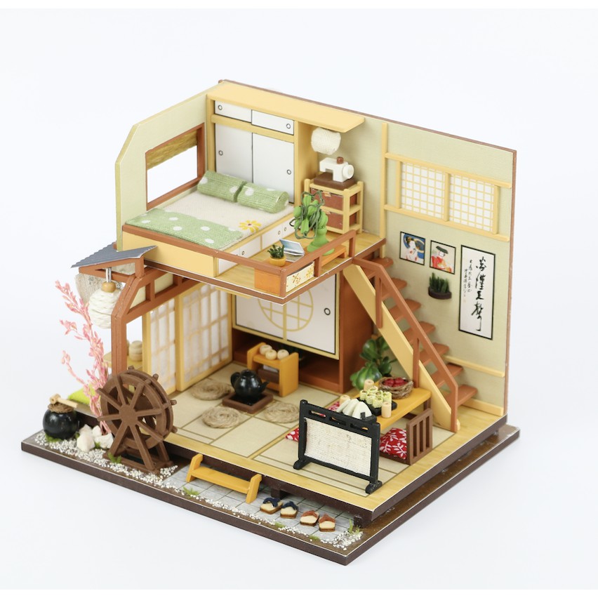 Jual DIY RAKIT MINIATURE MINIATUR DOLLHOUSE RUMAH BONEKA WOODEN PUZZLE ...
