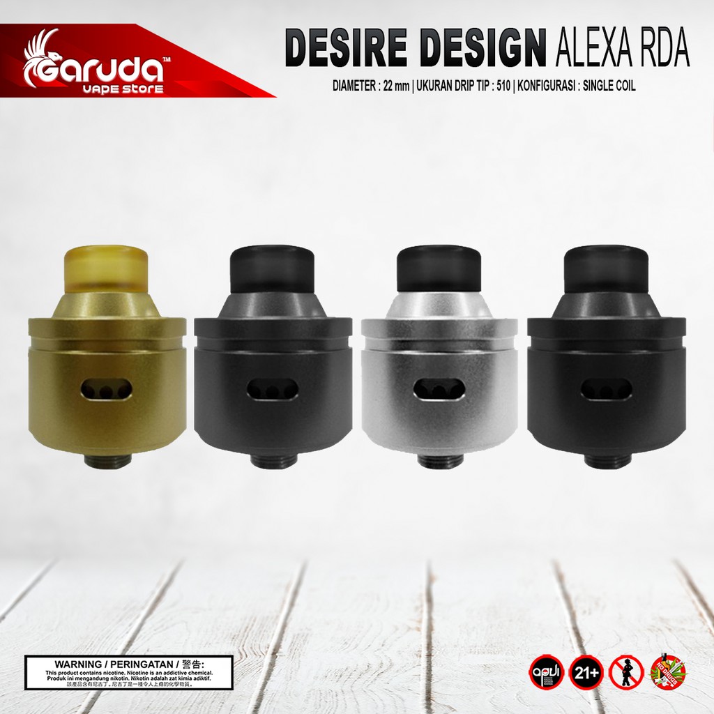 Jual RDA Alexa Desire 100% Authentic | Shopee Indonesia