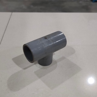 Jual Tee Polos Letter T Pipa PVC Sambungan Pipa T PVC 1/2" x 3/4" Inch ...