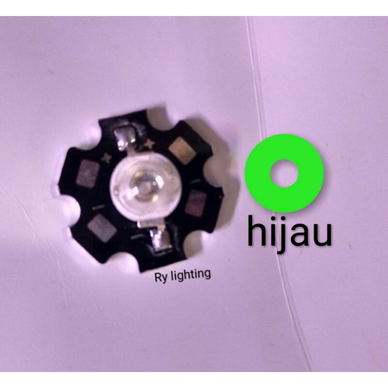 Jual LED HPL 1 watt Warna HIJAU/BIRU/MERAH/WARM WHITE/12000K | Shopee ...