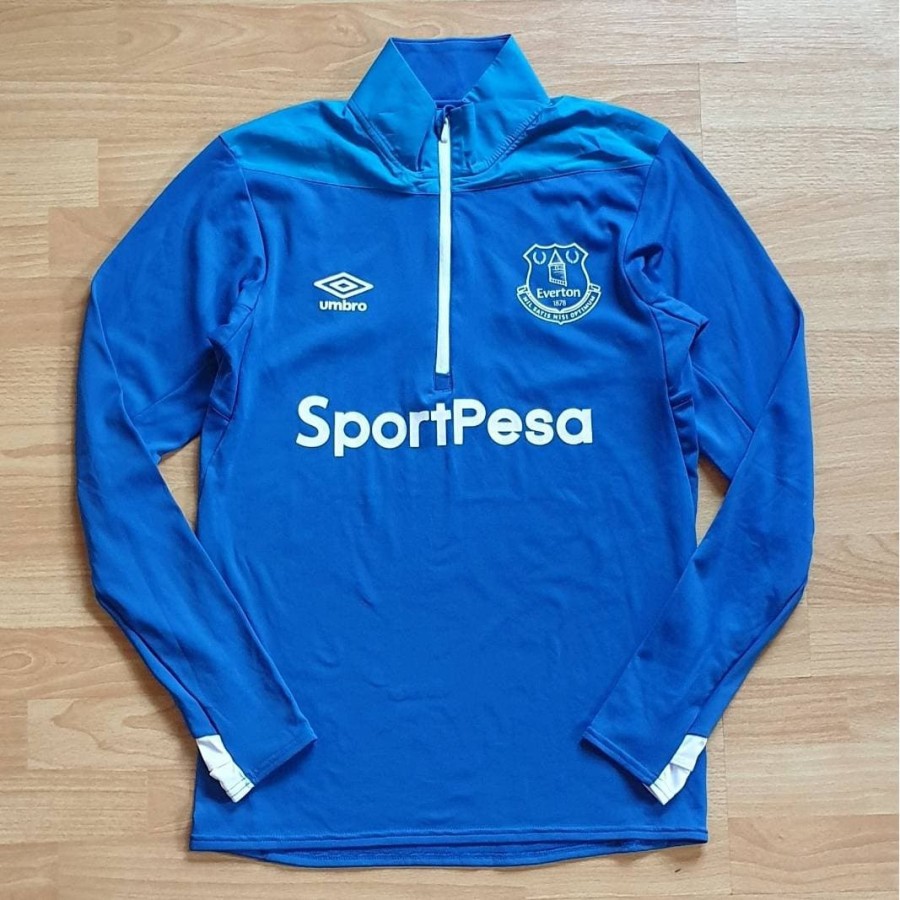 Jual Jersey / Jacket Everton 2018-2019 Training Half Zipper Umbro ...