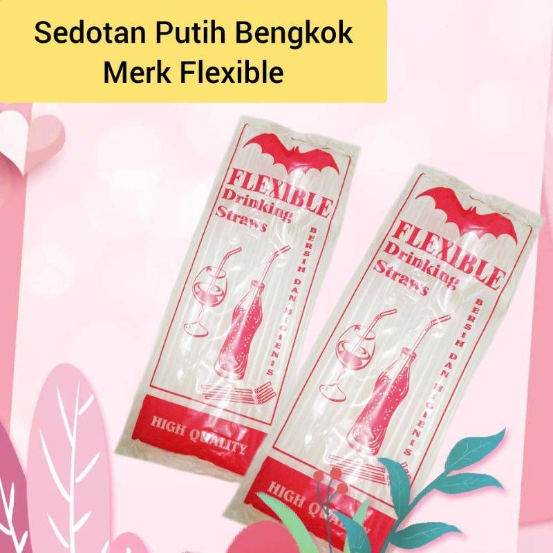 Jual Pipet Steril, Sedotan Putih Tekuk Merk Flexible untuk aneka ...