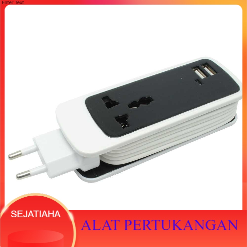Jual EXBO Stop Kontak Colokan Listrik Universal dengan 2 USB Port EXBO ...