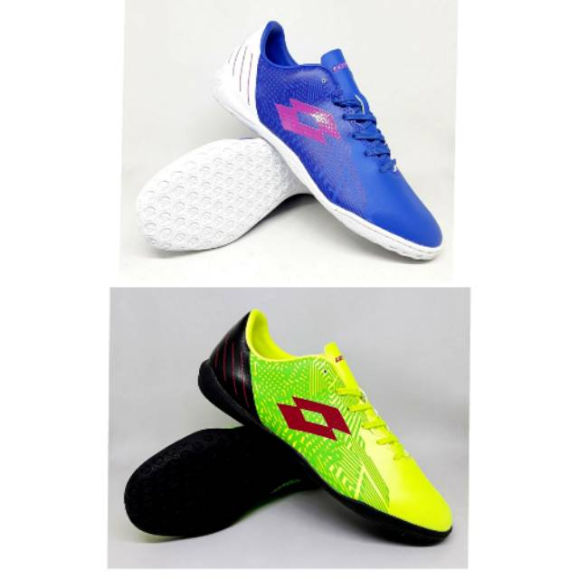 Jual Sepatu Futsal Lotto Blade IN - Pacific Blue/White/Pink dan Safety ...