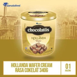 Jual Chocolatos Hollanda Wafer Cream Cokelat Chocolate Kemasan Kaleng ...