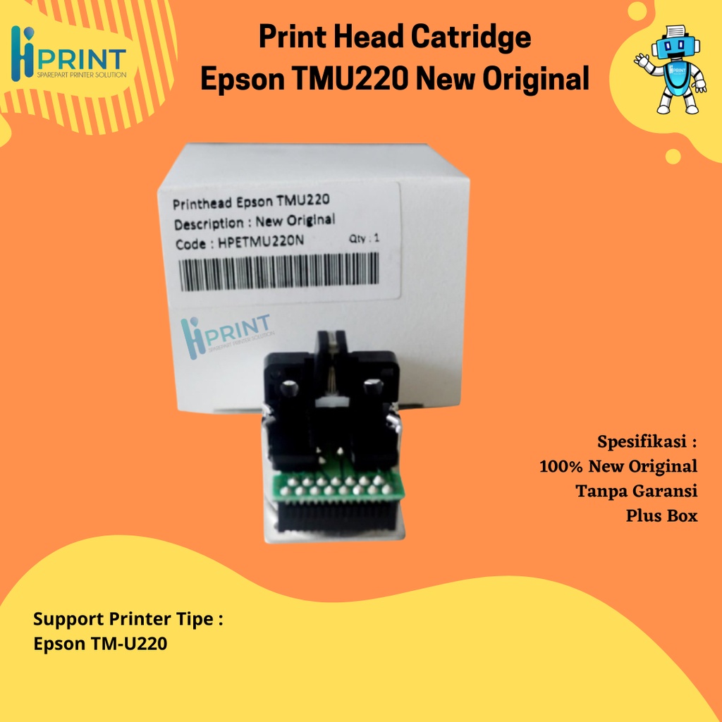 Jual Print Head Epson TMU220 TM-U220 Original Printhead Printer TMU 220 ...