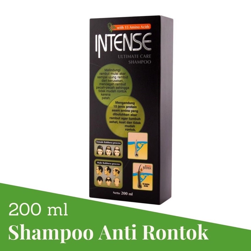 Jual Shampoo anti rontok| Intense Ultimate Care Shampoo 200ml | Shopee ...