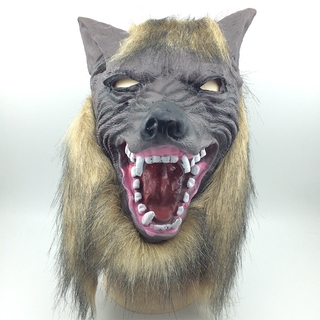 Jual TOPENG SERIGALA Latex, LATEX MAsk WOLF, MASK HALLOWEEN, MASK PARTY ...