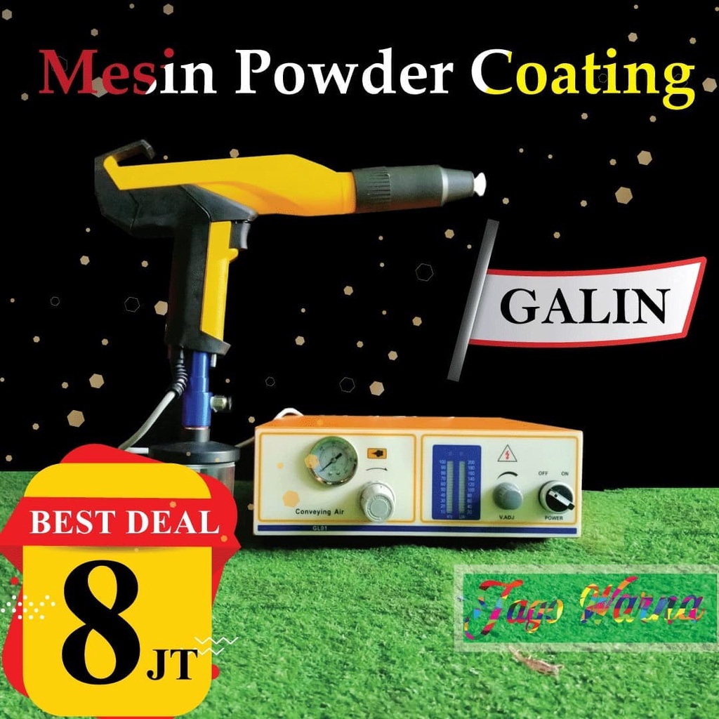 Jual Mesin Powder Coating Galin Spray Gun Powder Indonesia|Shopee Indonesia
