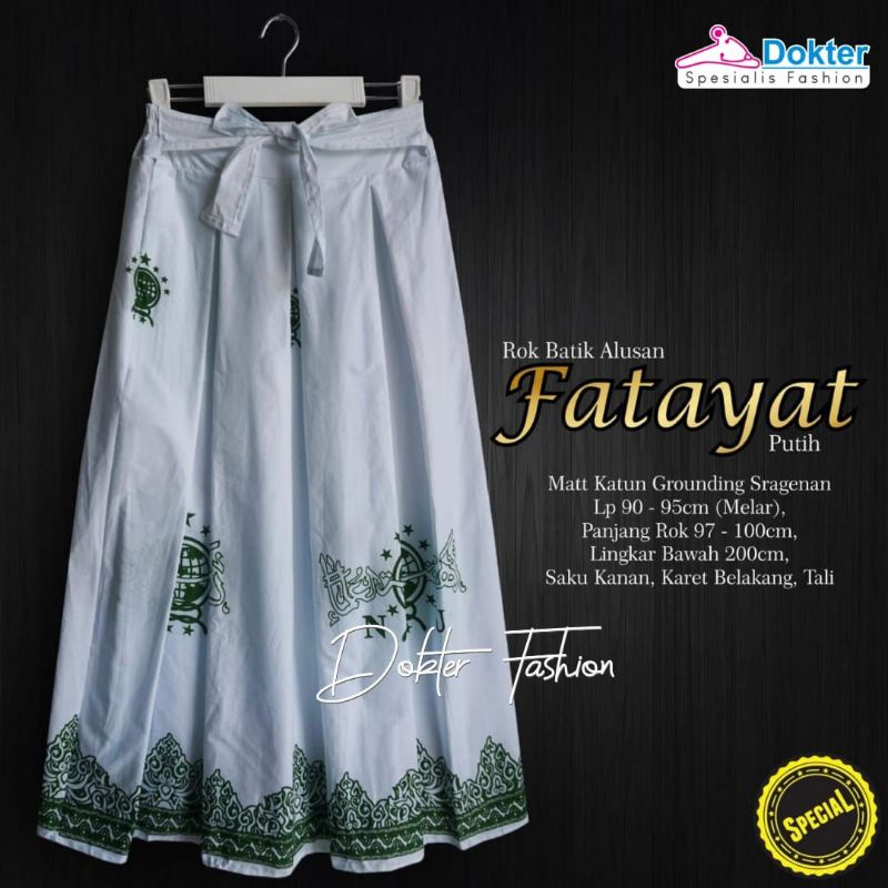 Jual ROK BATIK FATAYAT NU HITAM PUTIH | Shopee Indonesia