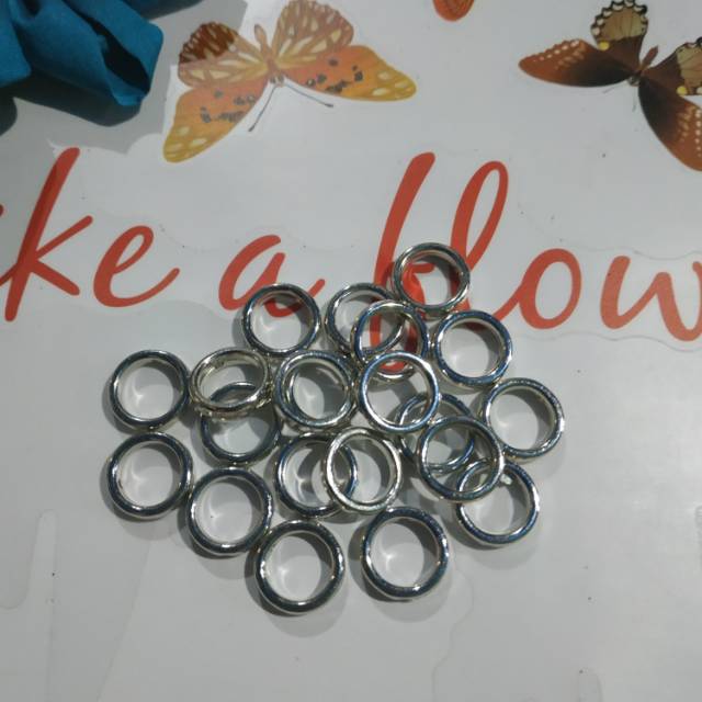 Jual Ring pandora Silver dan Gold 10mm | Shopee Indonesia