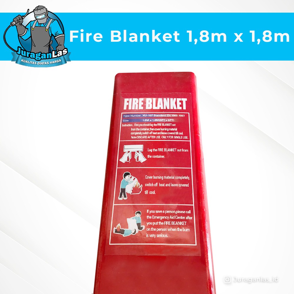 Jual Fire Blanket / Selimut Pemadam Api | Shopee Indonesia