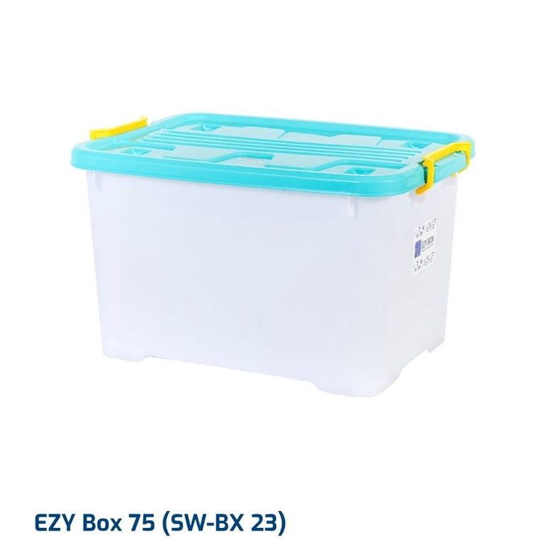 Jual Container Box Ezy 75 Liter / Tempat Penyimpanan / Wadah Plastik ...