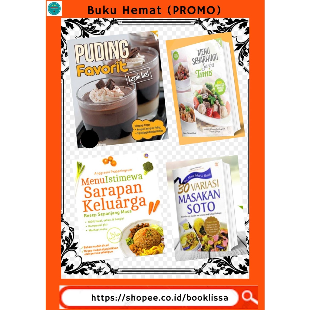 Jual BUKU PUDING FAVORIT / MENU MASAKAN ( PROMO 10K ) | Shopee Indonesia
