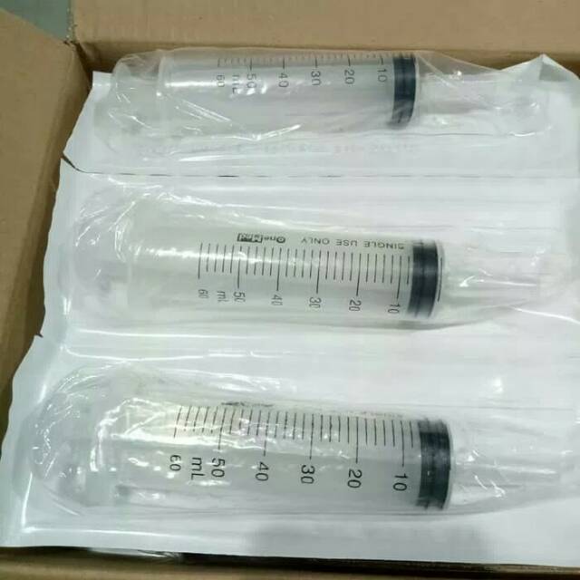 Jual SPUIT 50CC CATETER TIP ONEMED (PCS) 1 BOX ISI 20 PCS / SYRINGE 50 ML | Shopee Indonesia