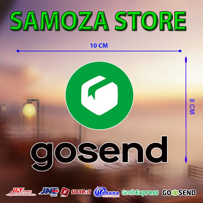 Jual Sticker Logo Gosend Indonesia|Shopee Indonesia