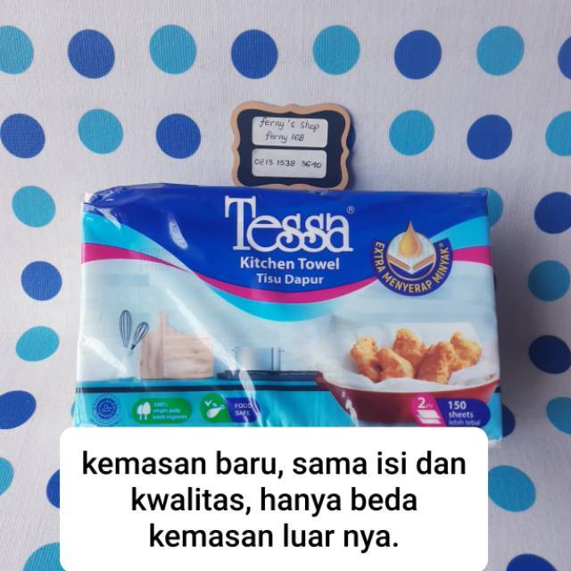 Tessa Tisu Pengesat / Soft Hand Towel/ Tisu Hand Towel/ Tisu Tessa ...