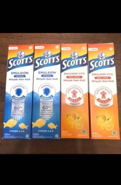 Jual SCOTTS EMULSION MULTIVITAMIN SYRUP 200ML | Shopee Indonesia