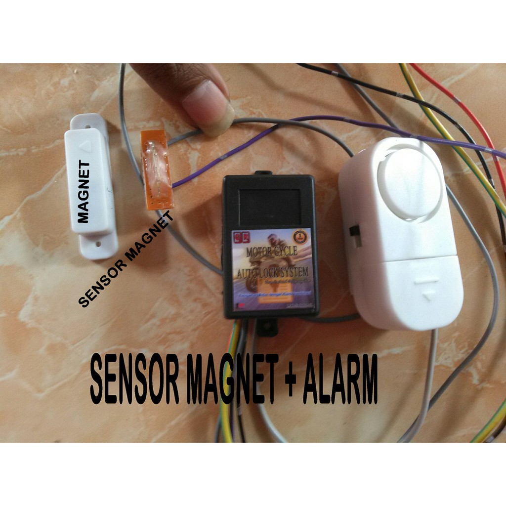 Jual PENGAMAN MOTOR ANTI MALING/BEGAL SENSOR MAGNET + ALARM | Shopee Indonesia