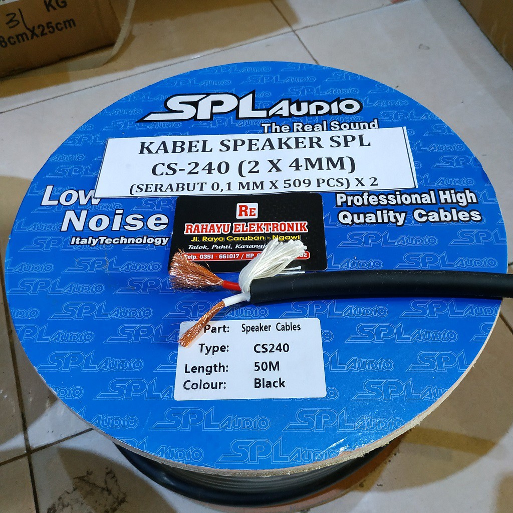 Jual KABEL SPL AUDIO CS-240 / 2 X 4 (METERAN) | Shopee Indonesia