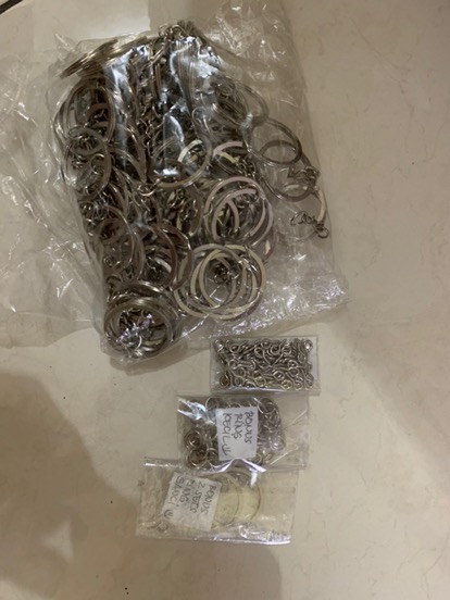 Ring Gantungan Kunci Pipih Gepeng Flat Termasuk Rantai | Shopee Indonesia