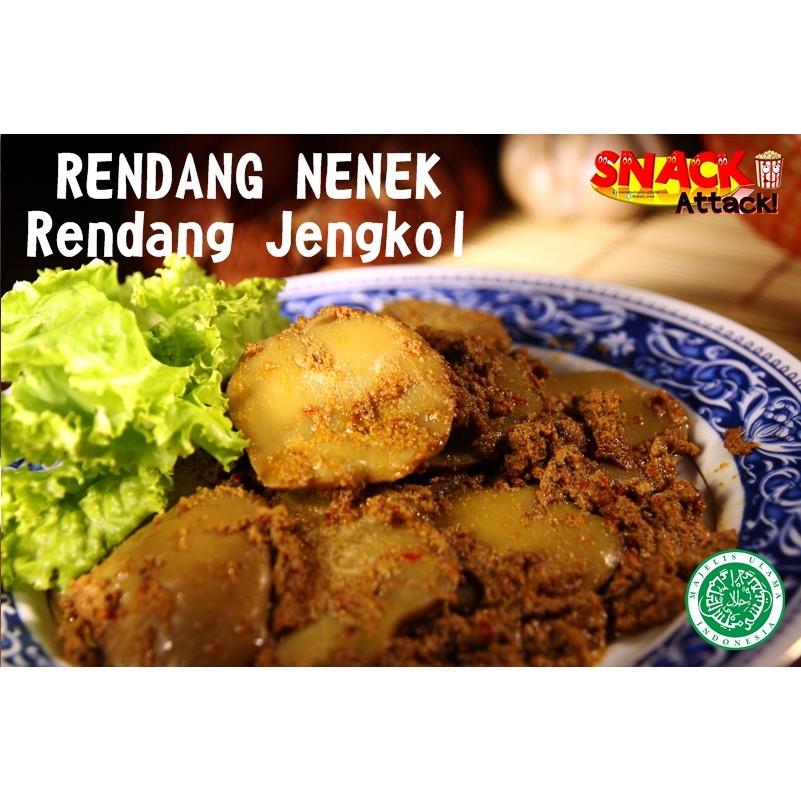 220 - 250 gr Rendang Nenek (Daging Sapi / Ati Sapi / Paru / Jengkol / Ayam / Jamur Tiram ...