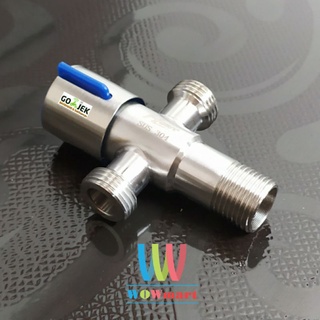 Jual Kran Shower T Cabang 2 Double Tee Kloset Duduk Monoblok Jet Washer Bidet Shower Toilet WC ...