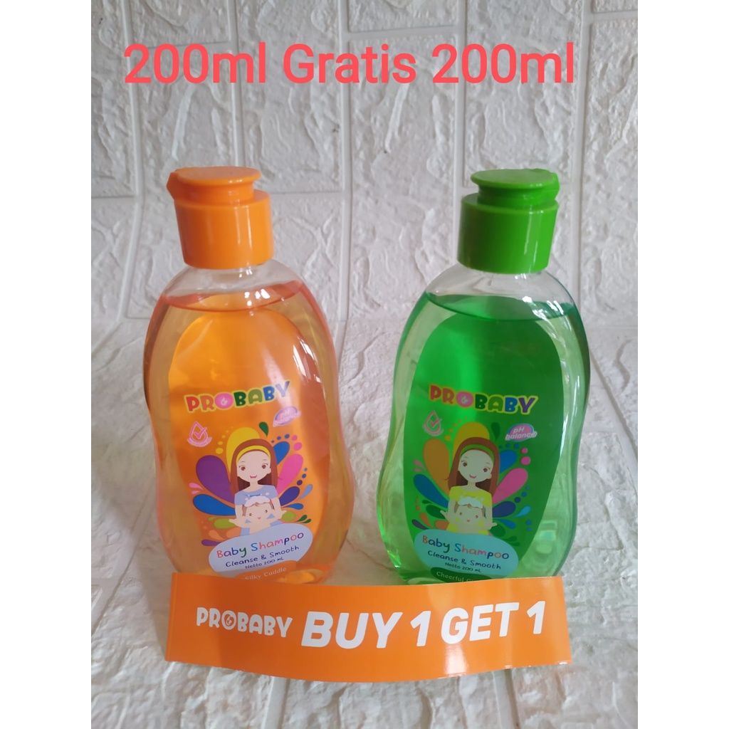 Jual probaby bath (sabun dan sampo) ukuran besar 200ml gratis 200ml ...
