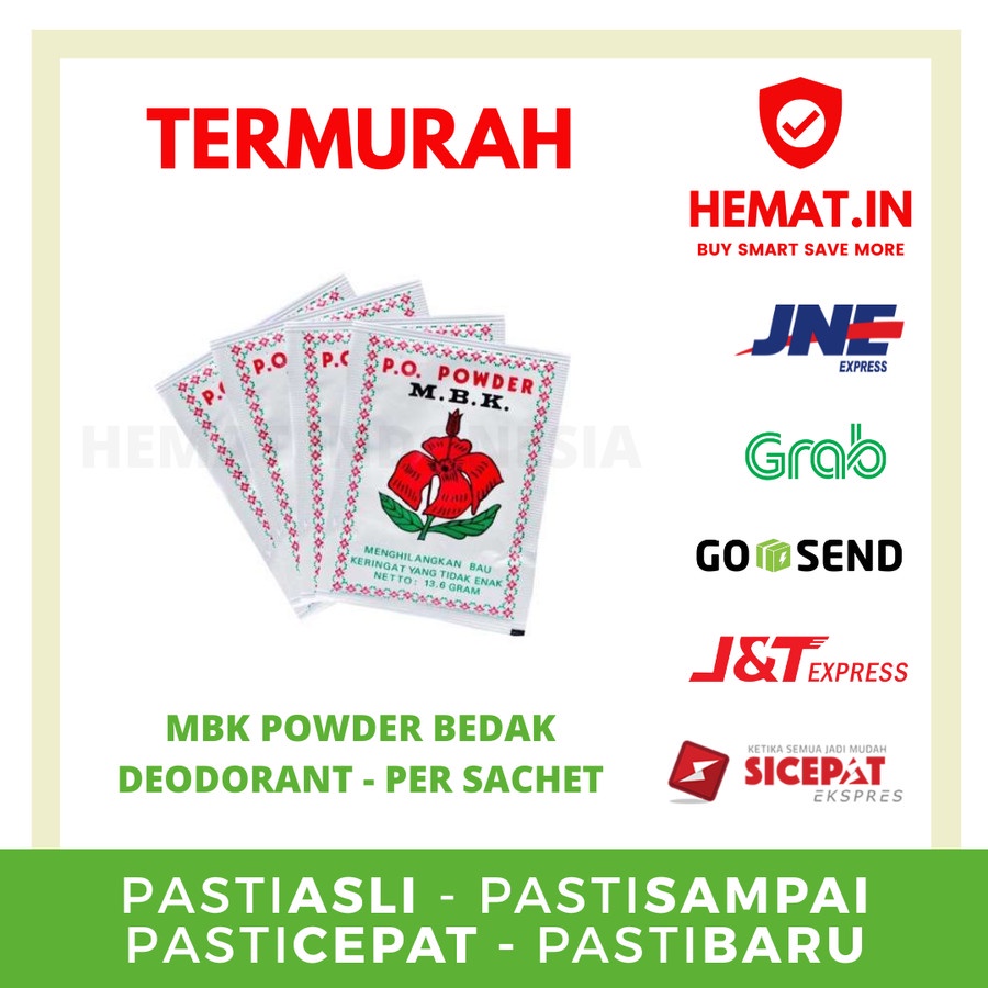 Jual BEDAK MBK DEODORANT POWDER SACHET BEDAK TABUR BAU BADAN - SACHET ...