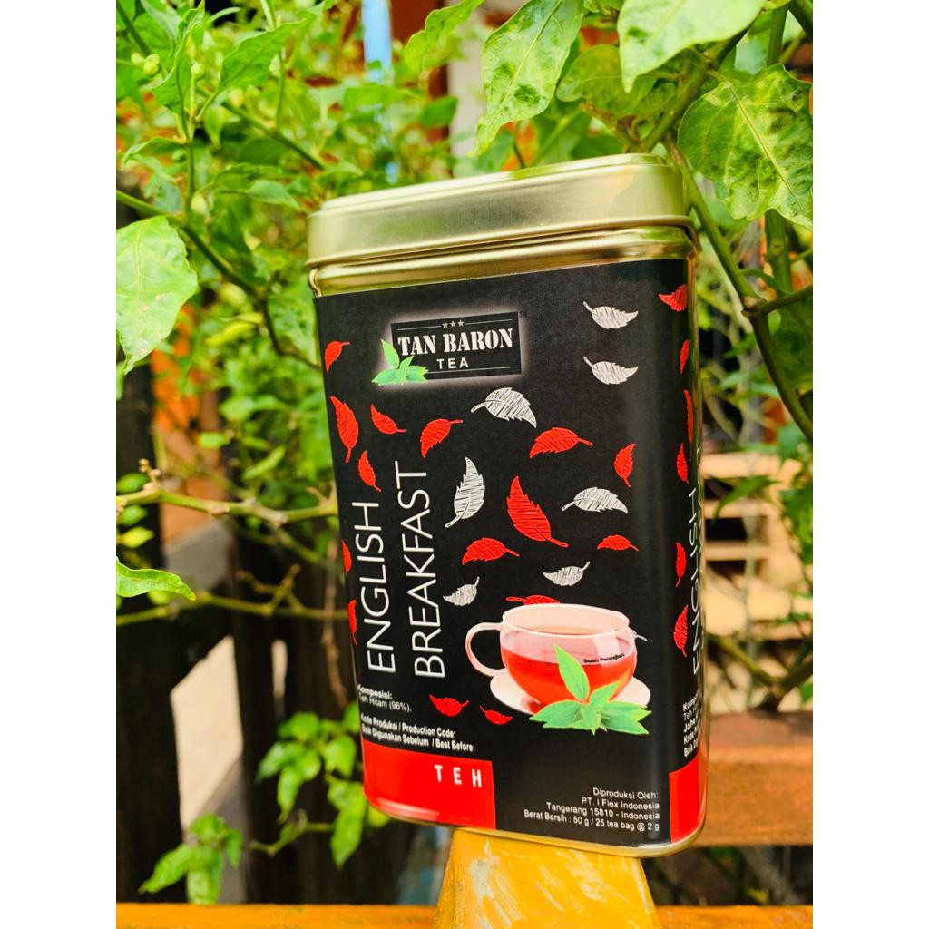 Jual Teh Premium English Breakfast Tea Tan Baron Free 5 bag | Shopee ...