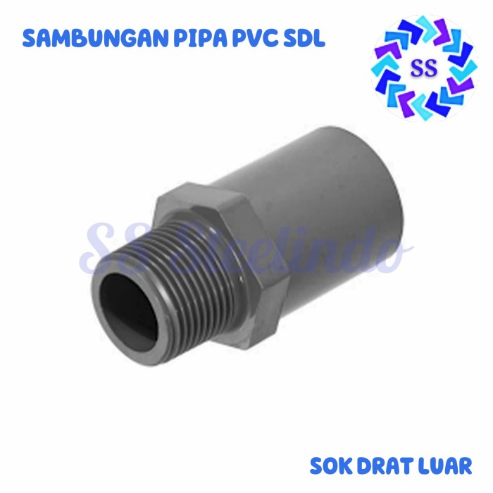 Jual FITTING-SAMBUNGAN PIPA PVC RUCIKA-POWER SDL AW TEBAL (SOK DRAT ...