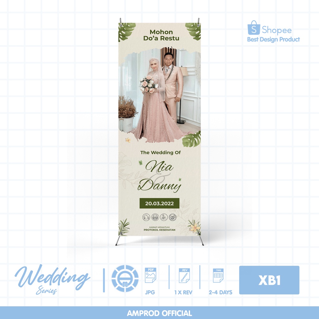 Jual X BANNER ACARA WEDDING/ ENGAGEMENT Indonesia|Shopee Indonesia