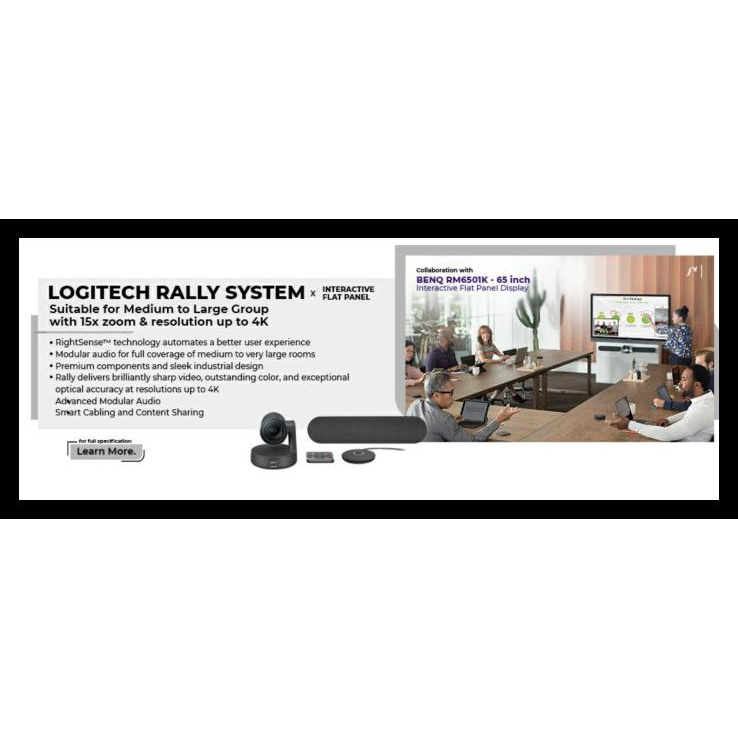 Logitech Rally System Ultra Hd Uhd Video Conference Original Dan Resmi ...