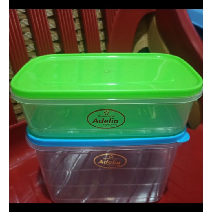 Jual Box Plastik kecil 1000 ml , Box plastik kecil 1900 ml Adelia Green ...