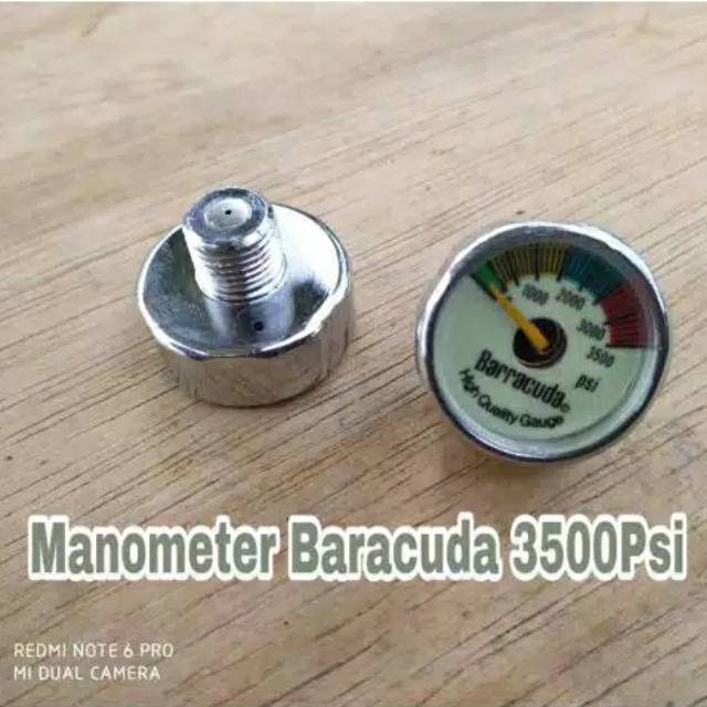 Jual MANOMETER PCP 3500psi BARACUDA | Shopee Indonesia