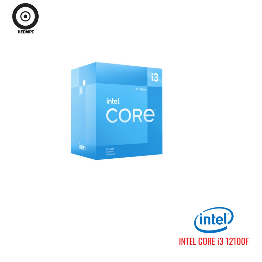 Jual Intel Core i3 12100F 3.3GHz Up To 4.3GHz [Box] Socket LGA 1700 ...