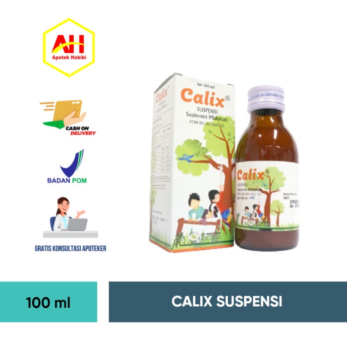 Jual CALIX KALIX CALIK KALIC KALIK SIRUP 100 ML 100ML MEPRO ...