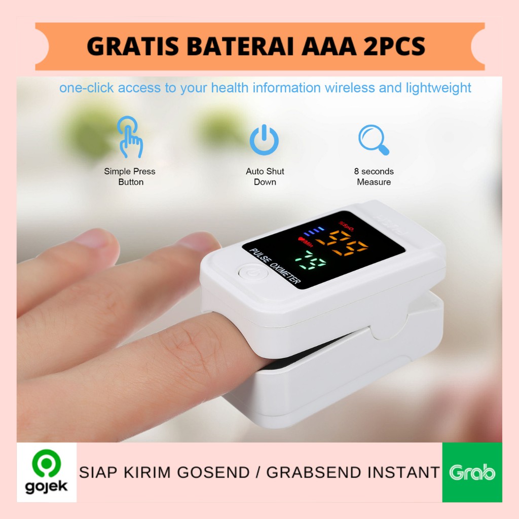 Jual OXYMETER Oksimetri OM98 Spo2 Pulse Oxymetri Oximetri Spo2 Alat Cek ...