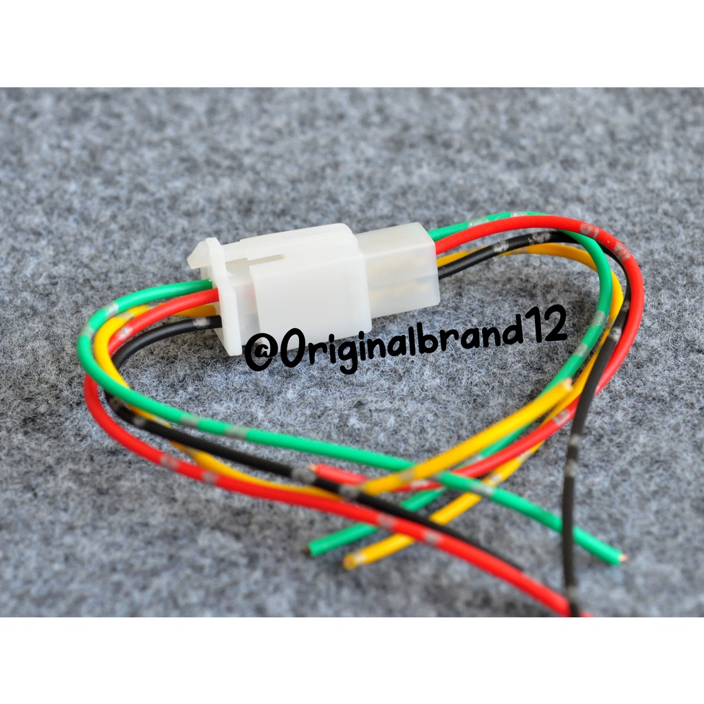 Jual PNP Socket kabel Konektor 4 pin flat Termasuk Kabel | Shopee Indonesia