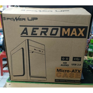 Jual CASING COMPUTER POWER UP 500W MICRO ATX - CASING POWER UP AEROMAX ...