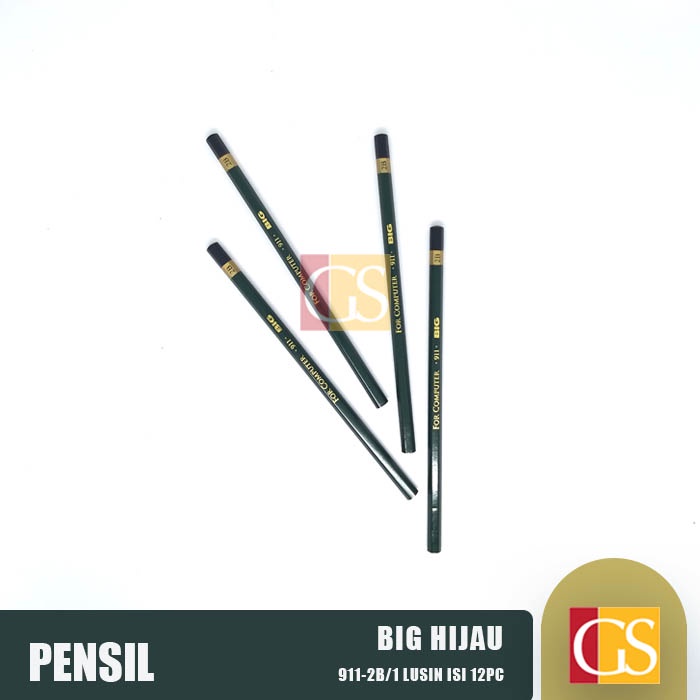 Jual PENSIL BIG 2B HIJAU 911 (1PCS) | Shopee Indonesia