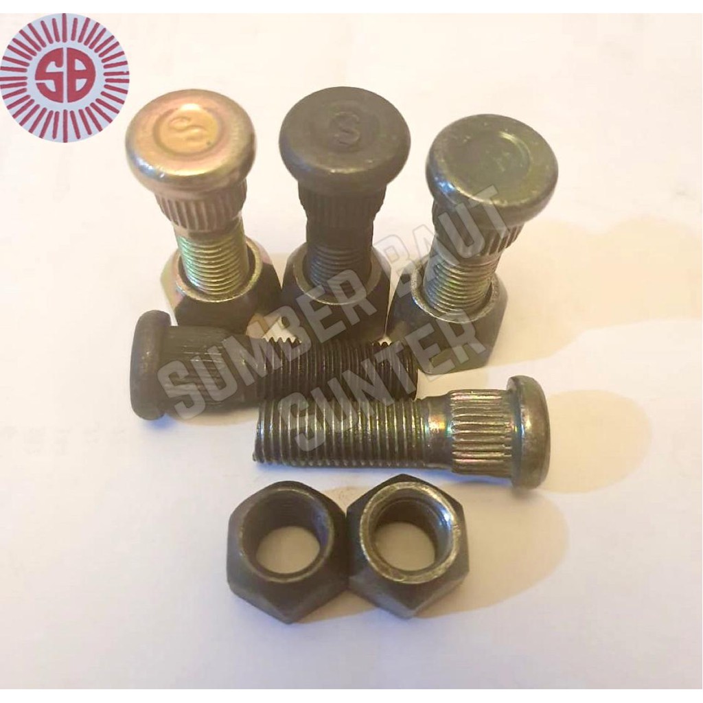 Jual BAUT MUR RODA L300 Original Marking S Hub Bolt Nut | Shopee Indonesia