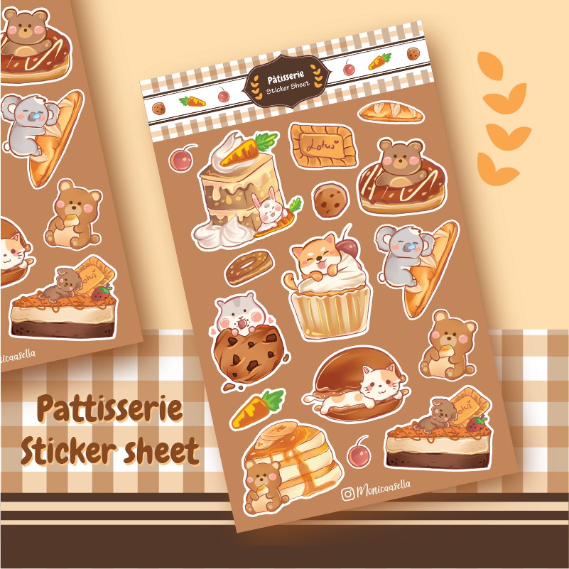 Jual Sticker Kue (Patisserie edition) | Shopee Indonesia